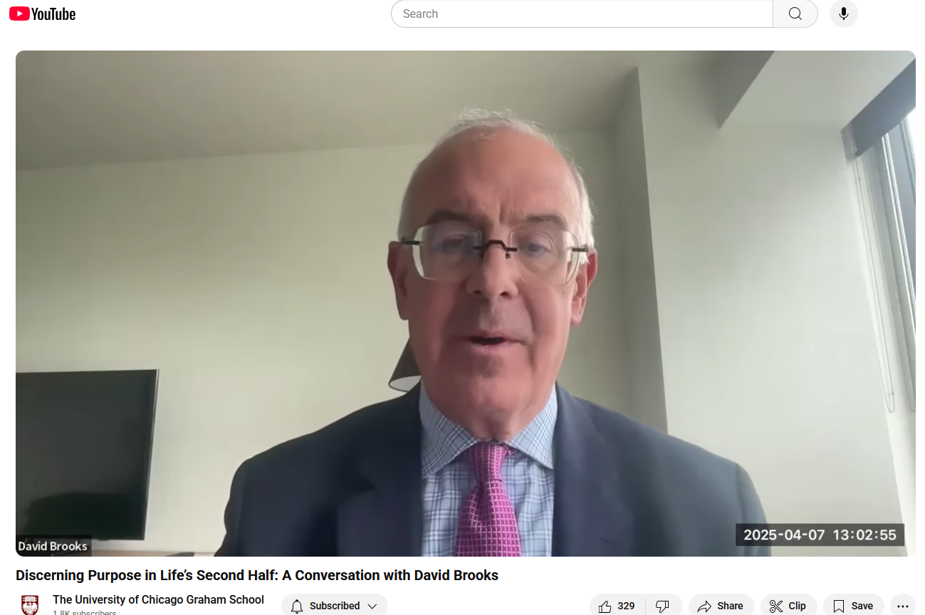 Discerning Purpose in Life’s Second Half: A Conversation with David ...